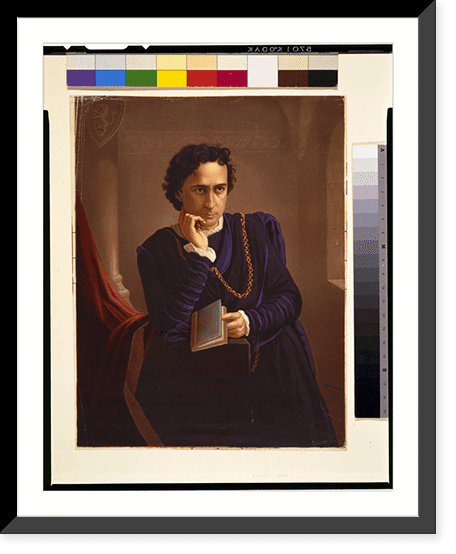 Historic Framed Print, Edwin Booth as Hamlet - 2, 17-7/8" x 21-7/8 ...