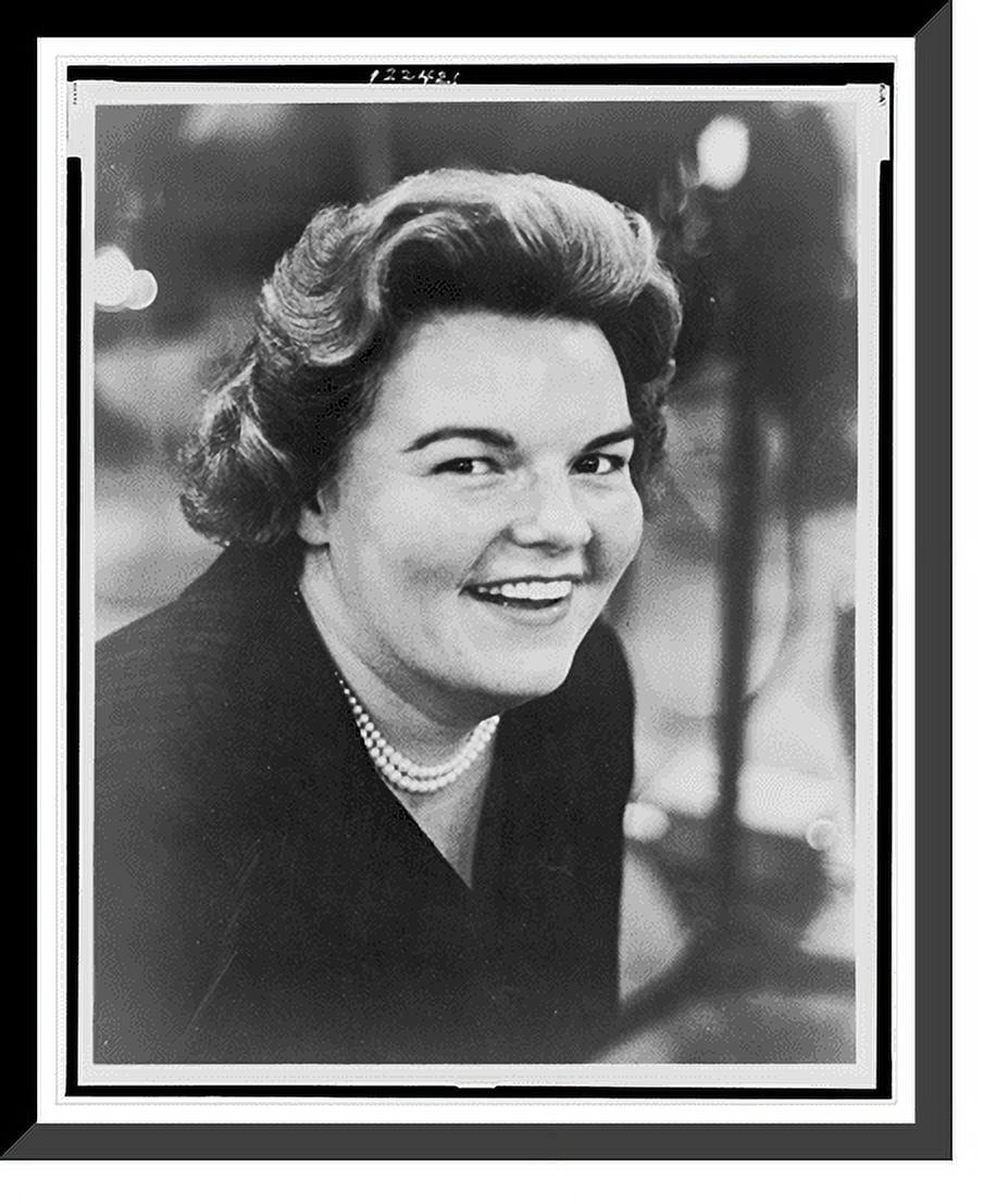 Historic Framed Print, [Eileen Farrell, head-and-shoulders portrait, facing front], 17-7/8" x 21 ...