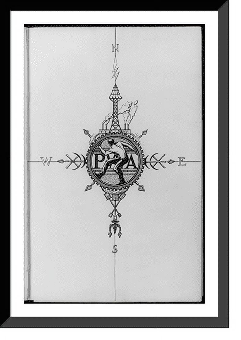 Historic Framed Print, [Elaborate seal of PWA (Public Works Admin ...