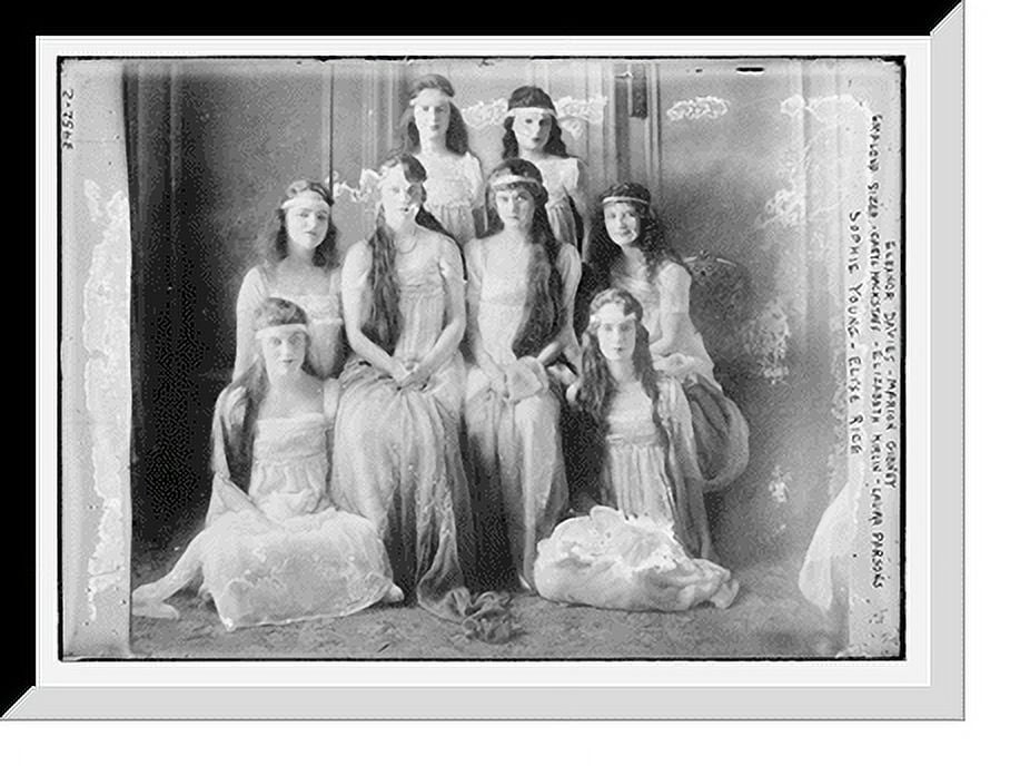 Historic Framed Print, Elanor Davies . Marion Cibney . Emalena Sizer ...