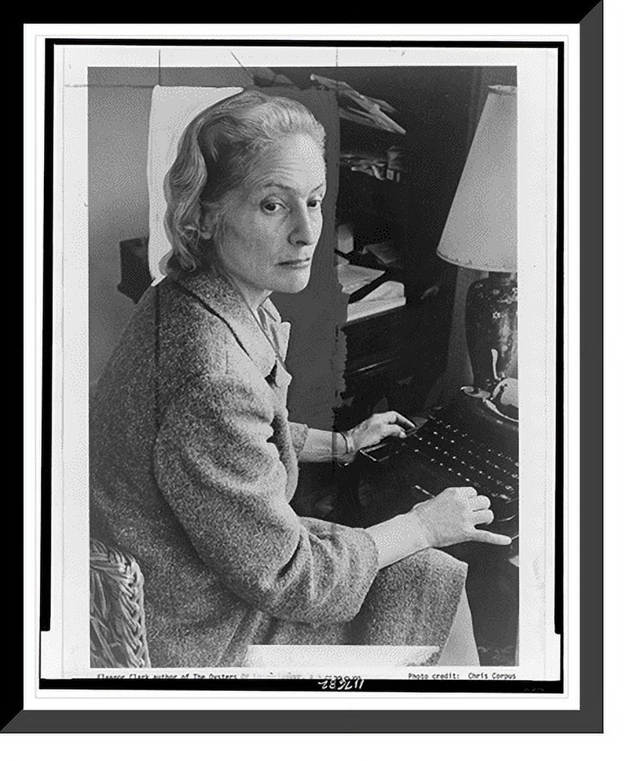 Historic Framed Print, [Eleanor Clark, three-quarter length portrait ...