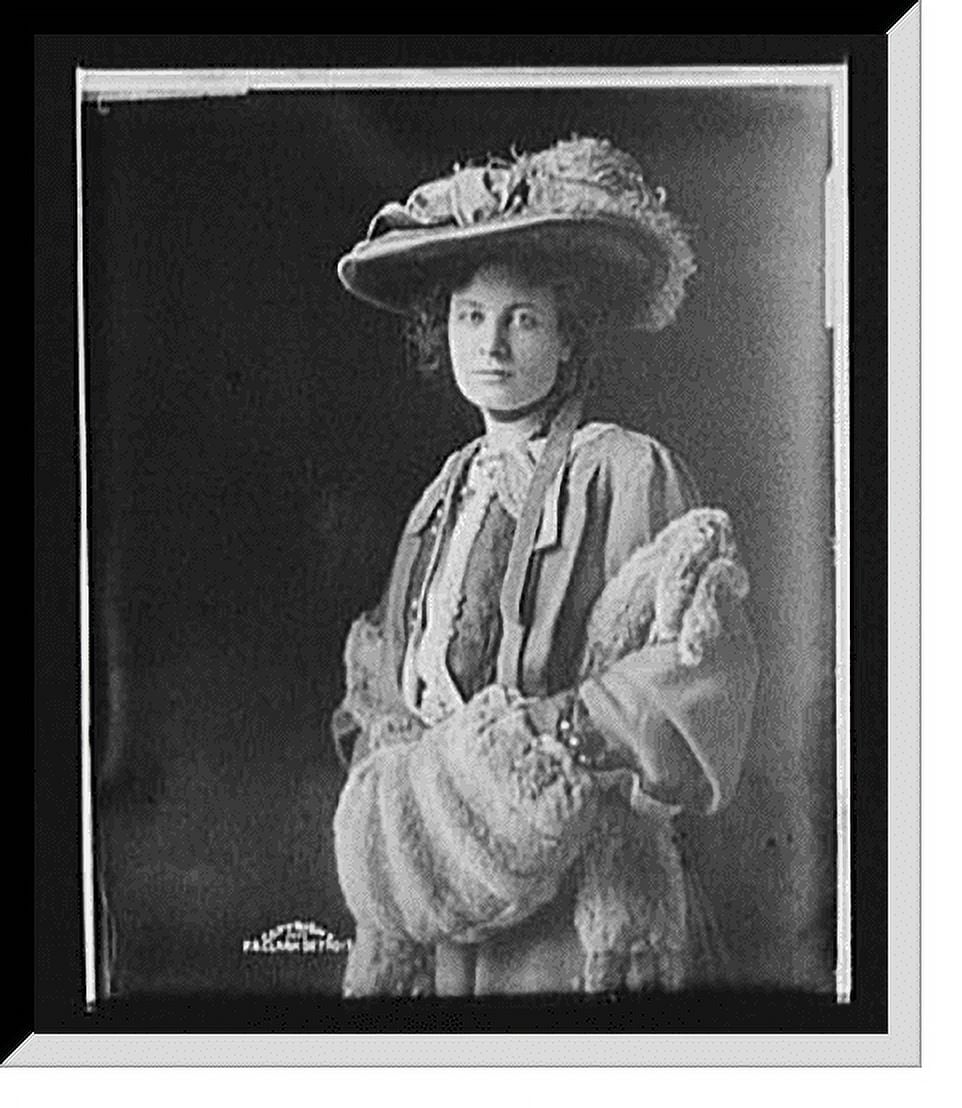 Historic Framed Print, [Eleanor Robson Belmont, three-quarter length ...