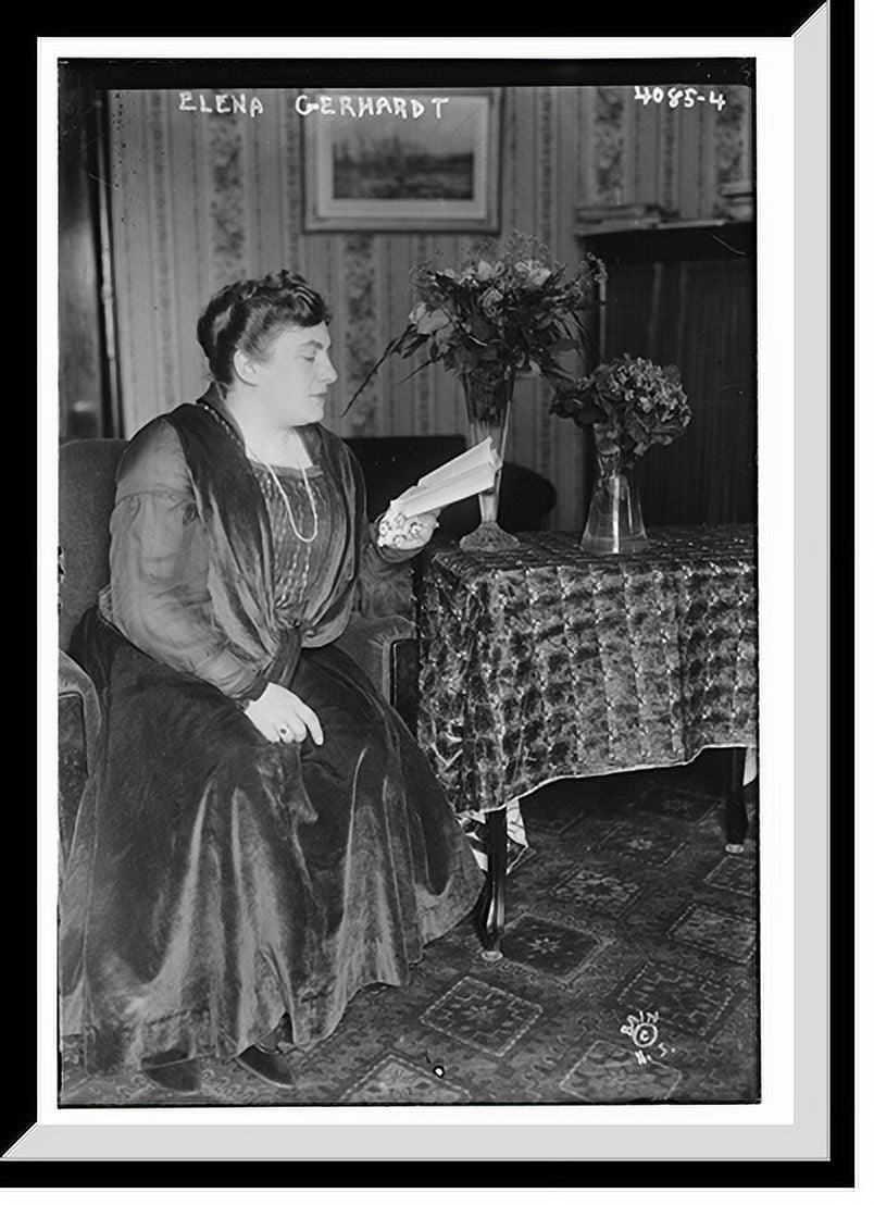 Historic Framed Print, Elena Gerhardt - 2, 17-7/8" x 21-7/8" - Walmart.com