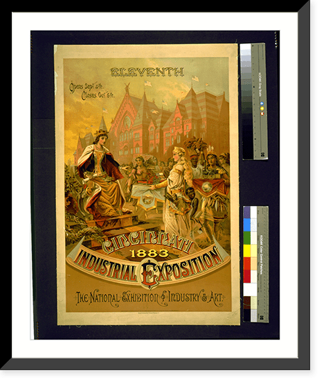 Historic Framed Print, Eleventh Cincinnati Industrial Exposition, 1883 ...