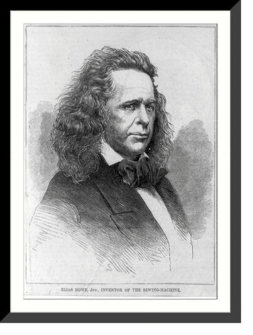Historic Framed Print, Elias Howe, 17-7/8" x 21-7/8" - Walmart.com
