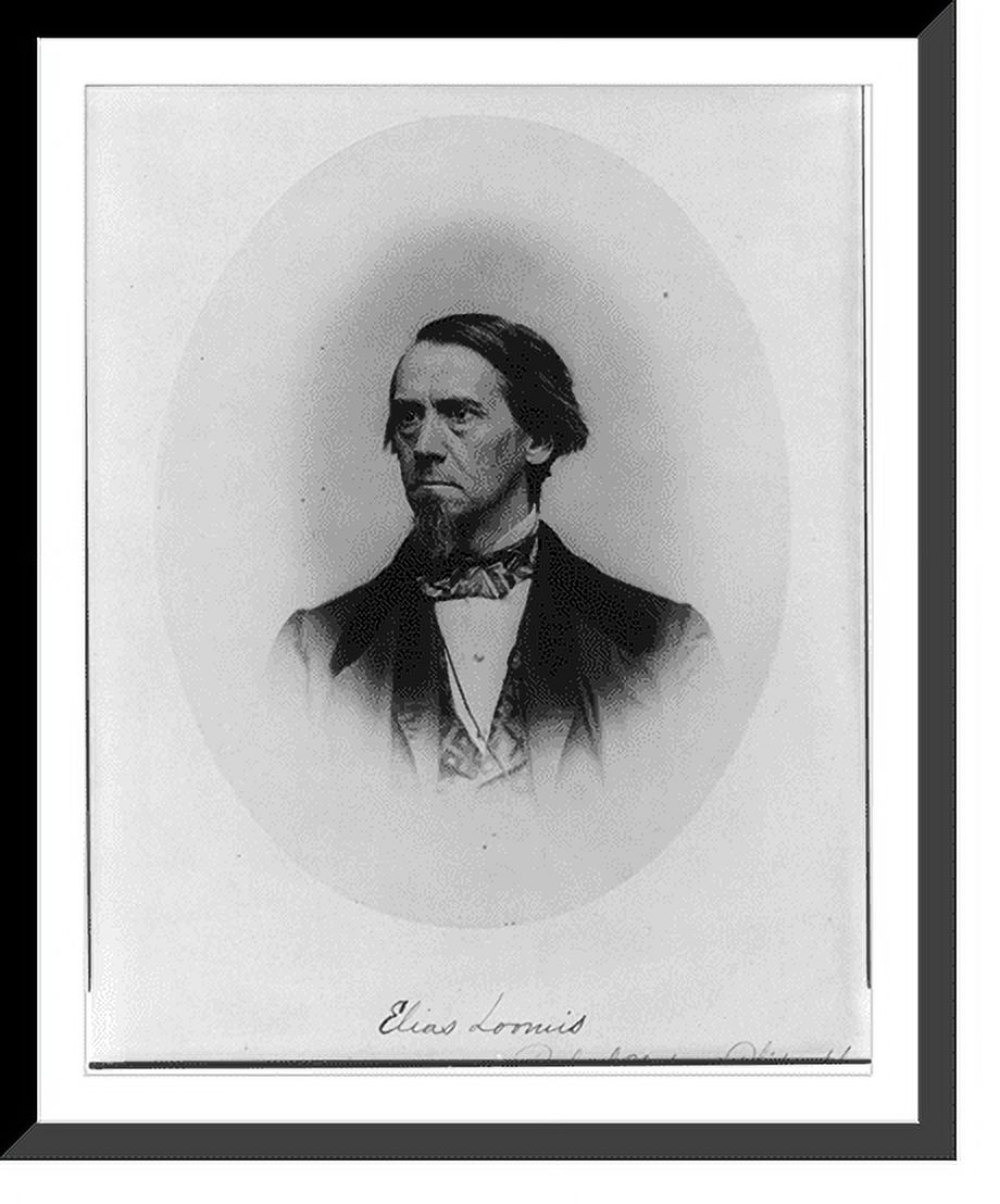 Historic Framed Print, [Elias Loomis, 1811-1889, head and shoulders ...