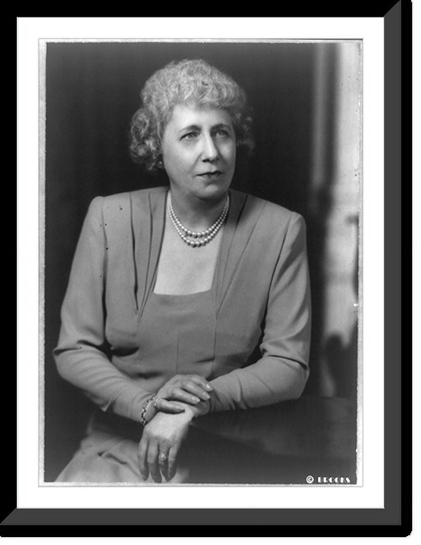 Historic Framed Print, [Elizabeth Bess" Wallace Truman, half-length ...