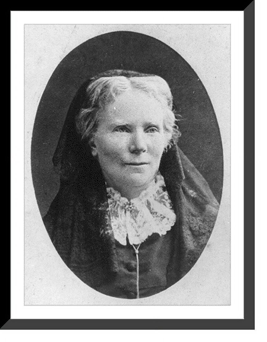 Historic Framed Print, [Elizabeth Blackwell, 1821-1910, oval bust ...