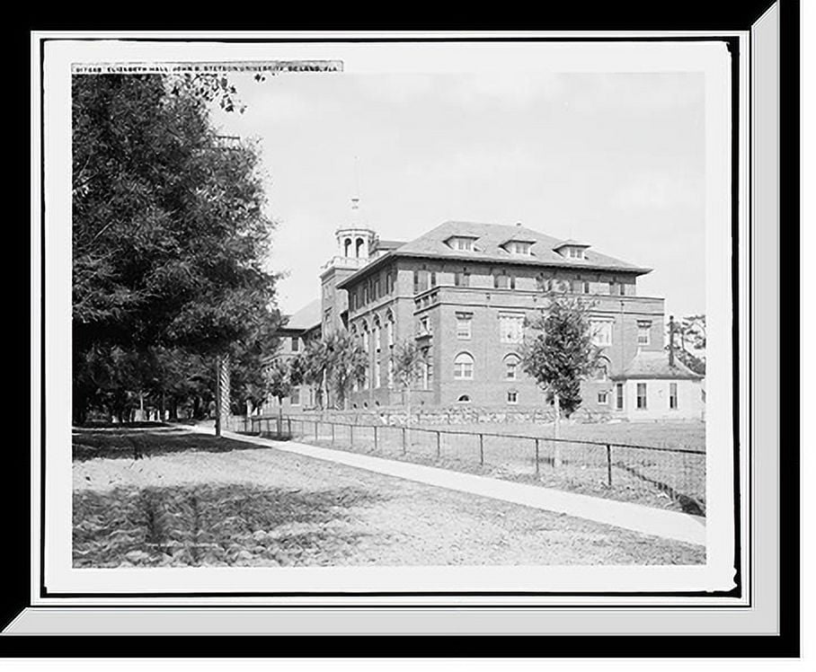Historic Framed Print, Elizabeth Hall, John B. Stetson University, De ...