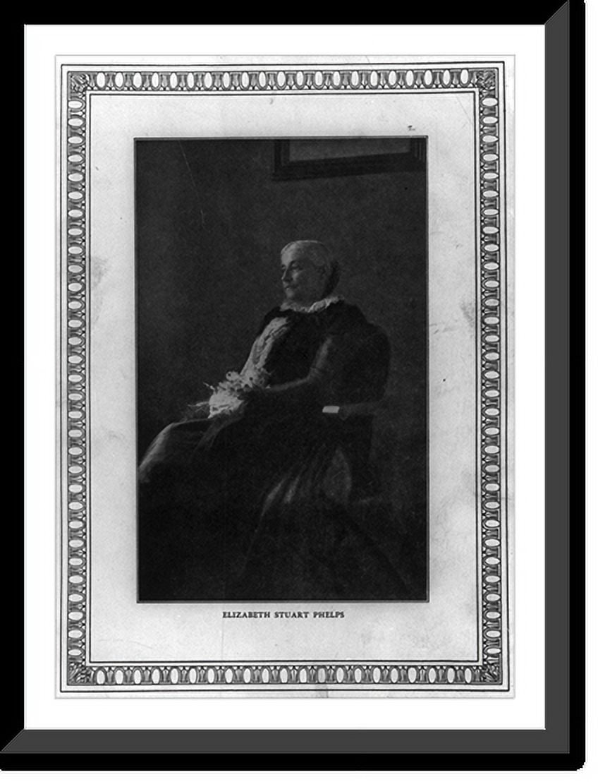 Historic Framed Print, [Elizabeth Stuart Phelps Ward, 1844-1911, three ...
