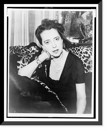 Historic Framed Print, [Elsa Schiaparelli, half-length portrait, facing ...