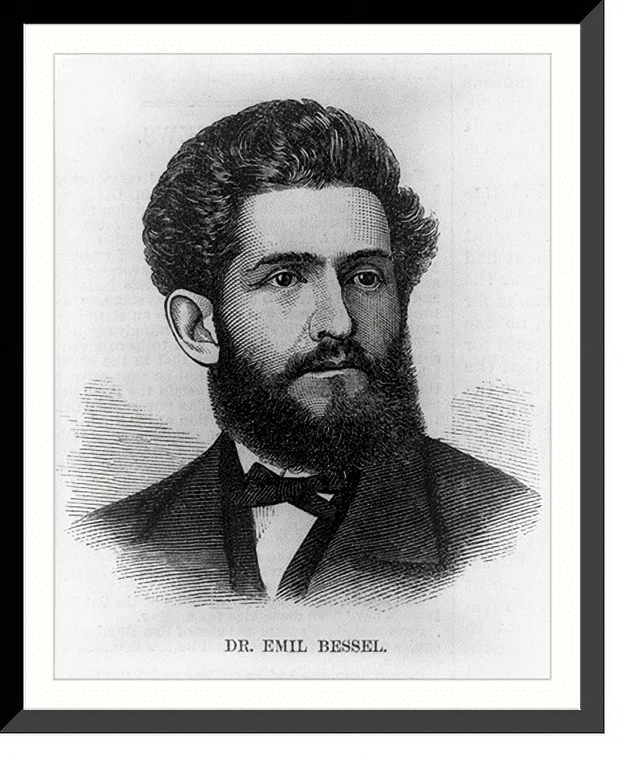 Historic Framed Print, [Emil Bessel, 1847-1888, bust portrait], 17-7/8 ...