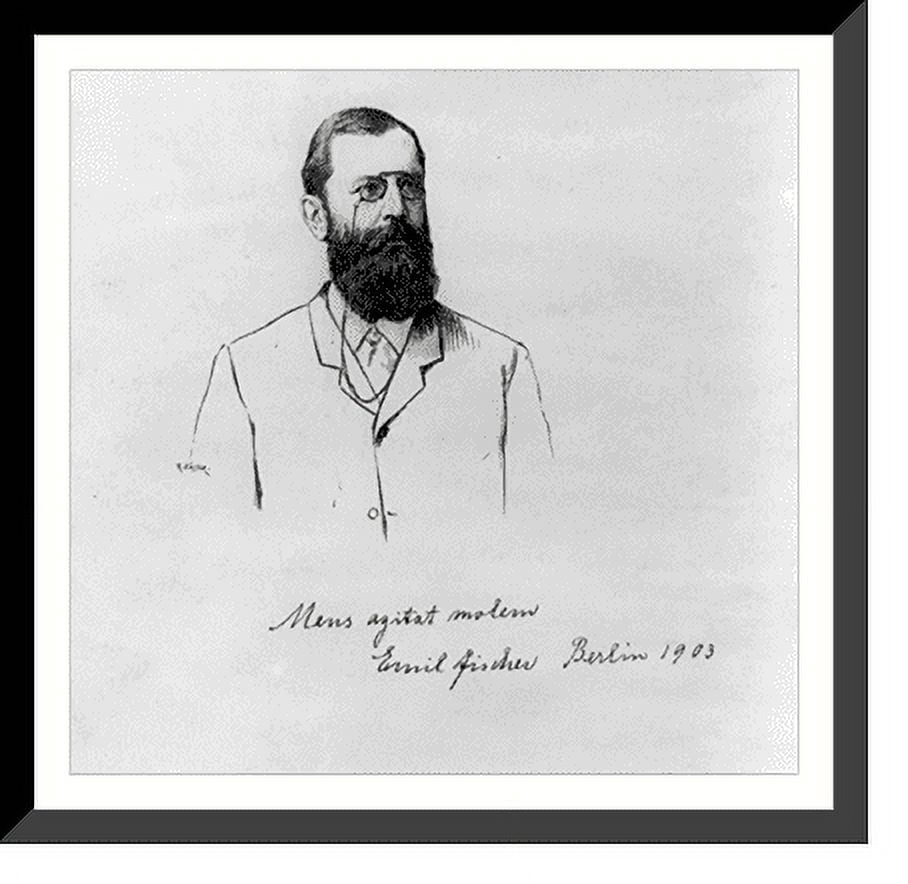 Historic Framed Print, Emil Fischer, 1903, 17-7/8" x 21-7/8" - Walmart.com
