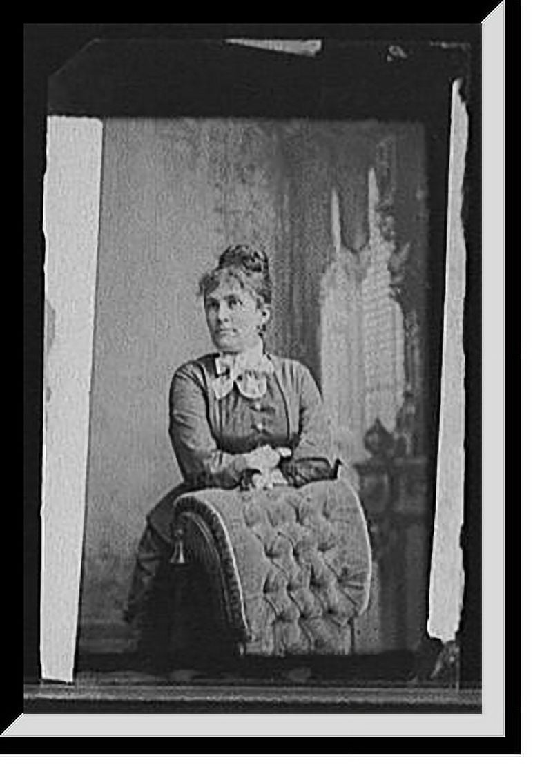 Historic Framed Print, [Emilie Painter Jackson, three-quarter-length ...