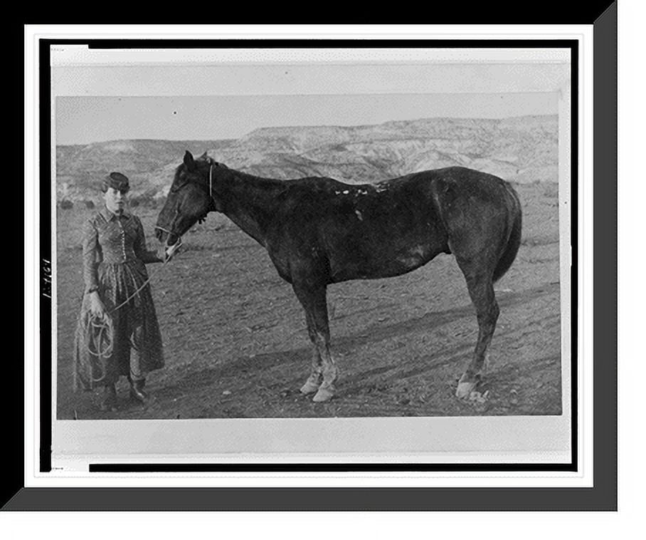 Historic Framed Print, [Emma Baldwin(?), daughter of Captain Theodore ...
