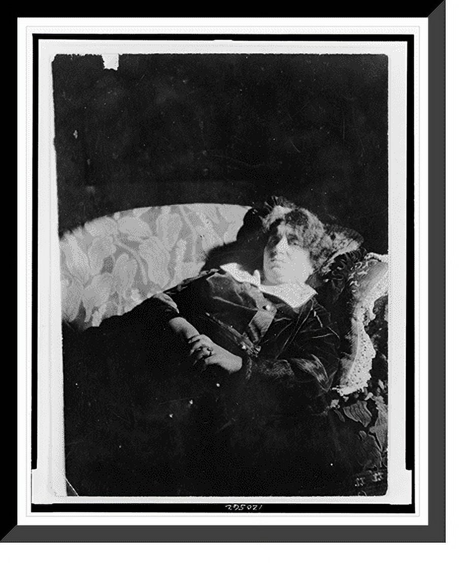 Historic Framed Print, [Emma Eckstein, three-quarter length portrait ...