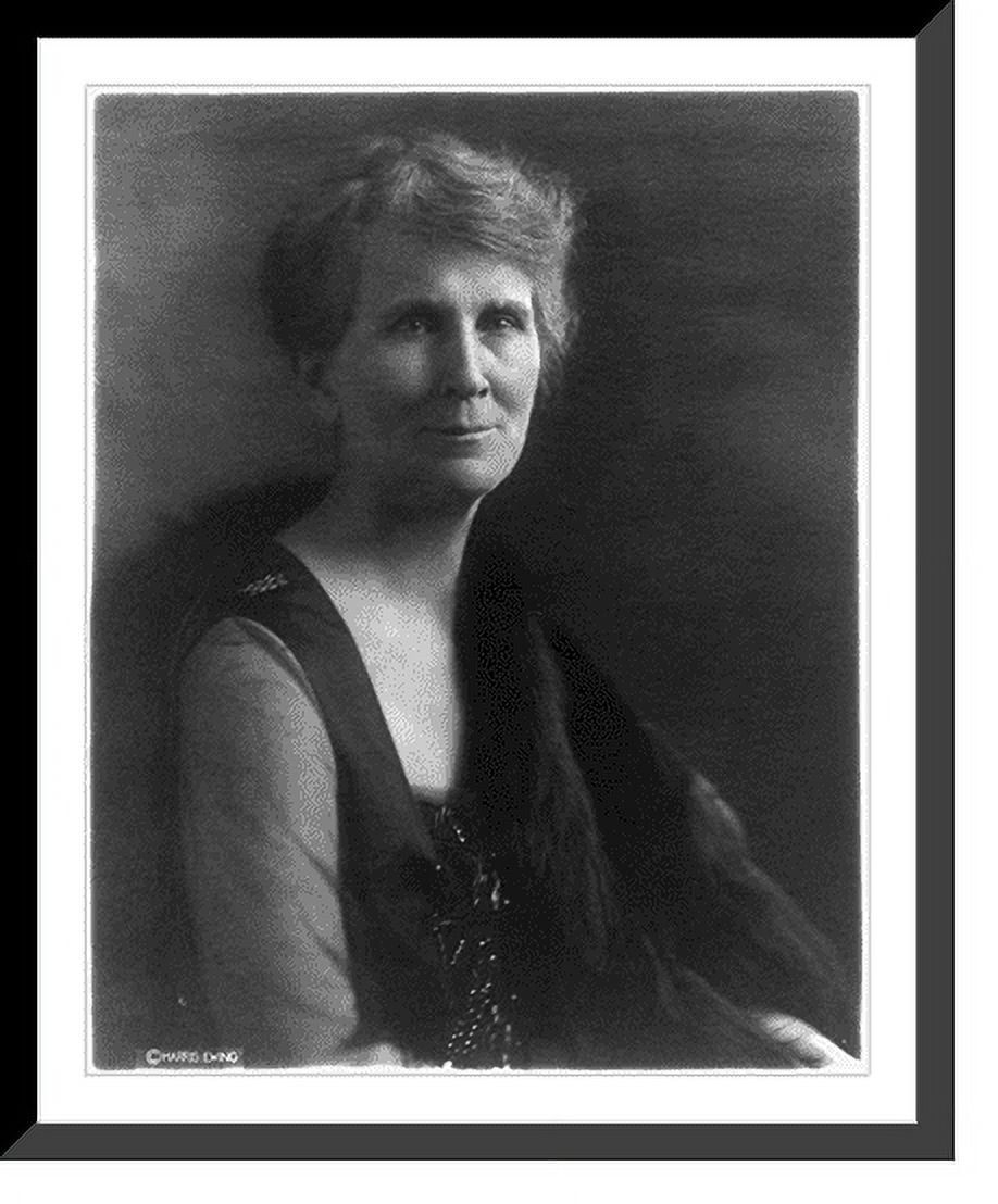 Historic Framed Print, [Emma Garland Morgan Fall, half length, facing ...