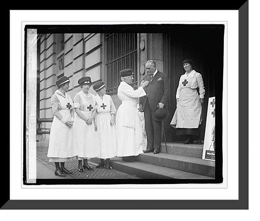 Historic Framed Print, Enrolling Gioviani in Red Cross, 17-7/8" x 21-7/ ...