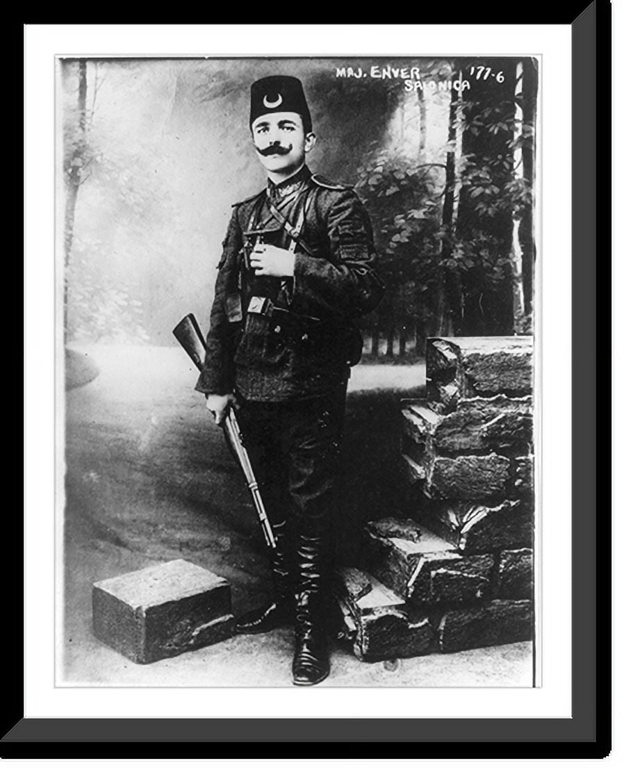 Historic Framed Print, Enver Pasha, 1881?-1922 - 3, 17-7/8" x 21-7/8 ...