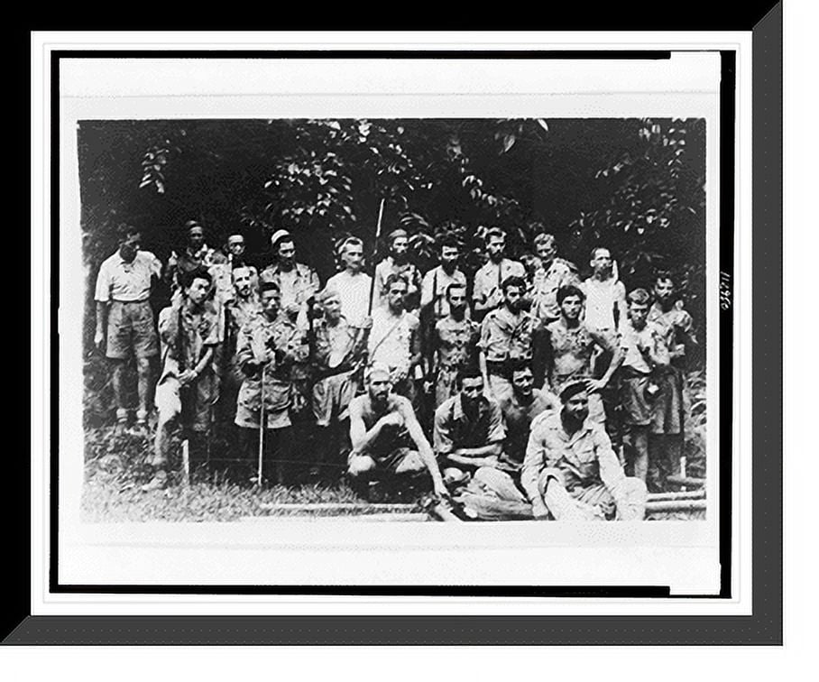 Historic Framed Print, [Eric Sevareid with group of men in Burma, 1943 ...