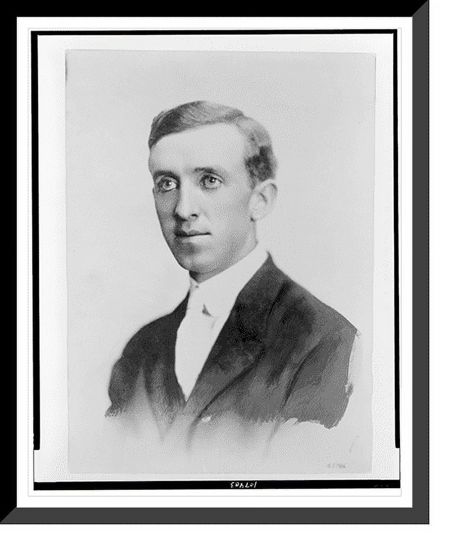 Historic Framed Print, [Eugene Ely, head-and-shoulders portrait, facing ...