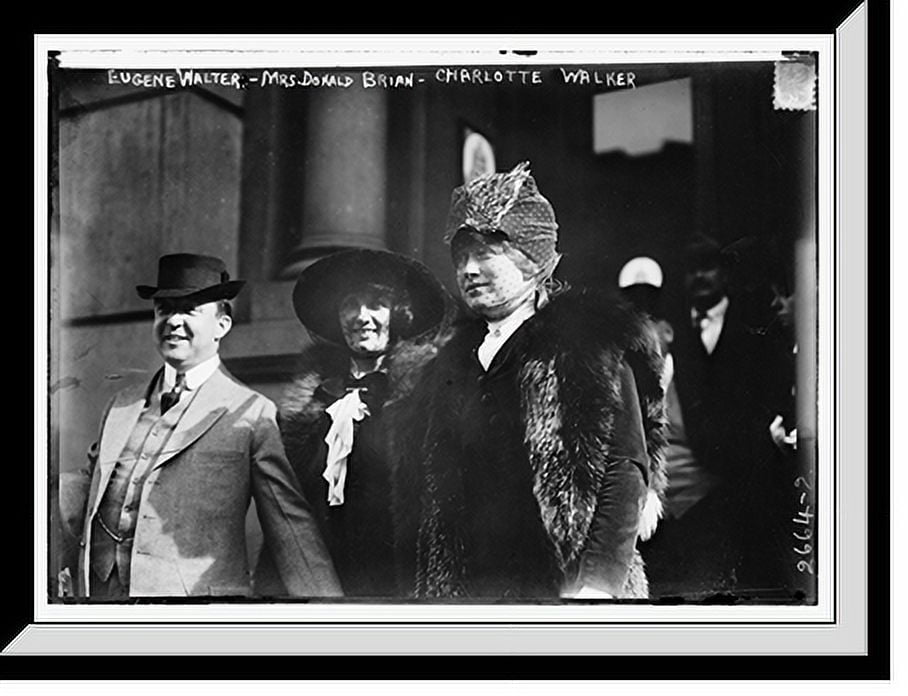 Historic Framed Print, Eugene Walter, Mrs. Donald Brian, and Charlotte ...