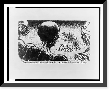 Historic Framed Print, 'Everything is under control. Go back to your ...