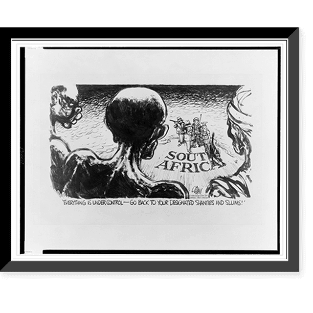 Historic Framed Print, 'Everything is under control. Go back to your ...