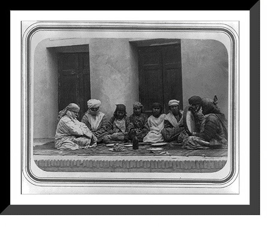 Historic Framed Print, Evreikskie [sic] svadebnye obriady. Devishnik (shebi dukhtaran), 17-7/8 ...