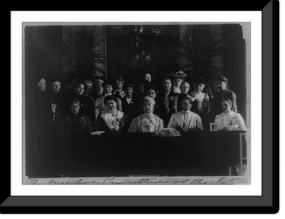 Historic Framed Print, Executive Committee of the International Council ...