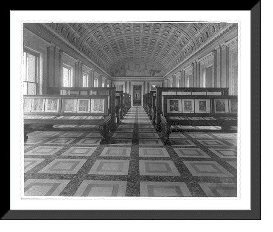Historic Framed Print, [Exhibit area, second floor, southwest gallery ...