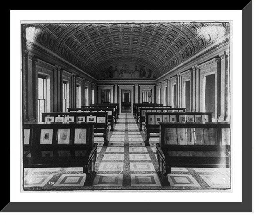 Historic Framed Print, [Exhibit area, second floor, southwest gallery ...