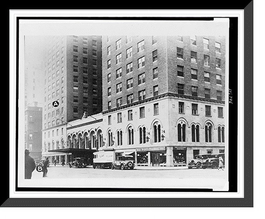 Historic Framed Print, [Exterior of New York City high rise building ...