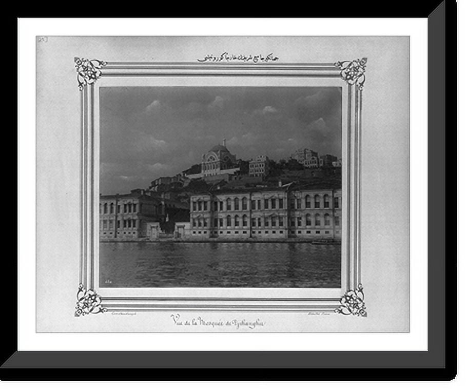 Historic Framed Print, [Exterior view of the Cihangir Camii (mosque ...