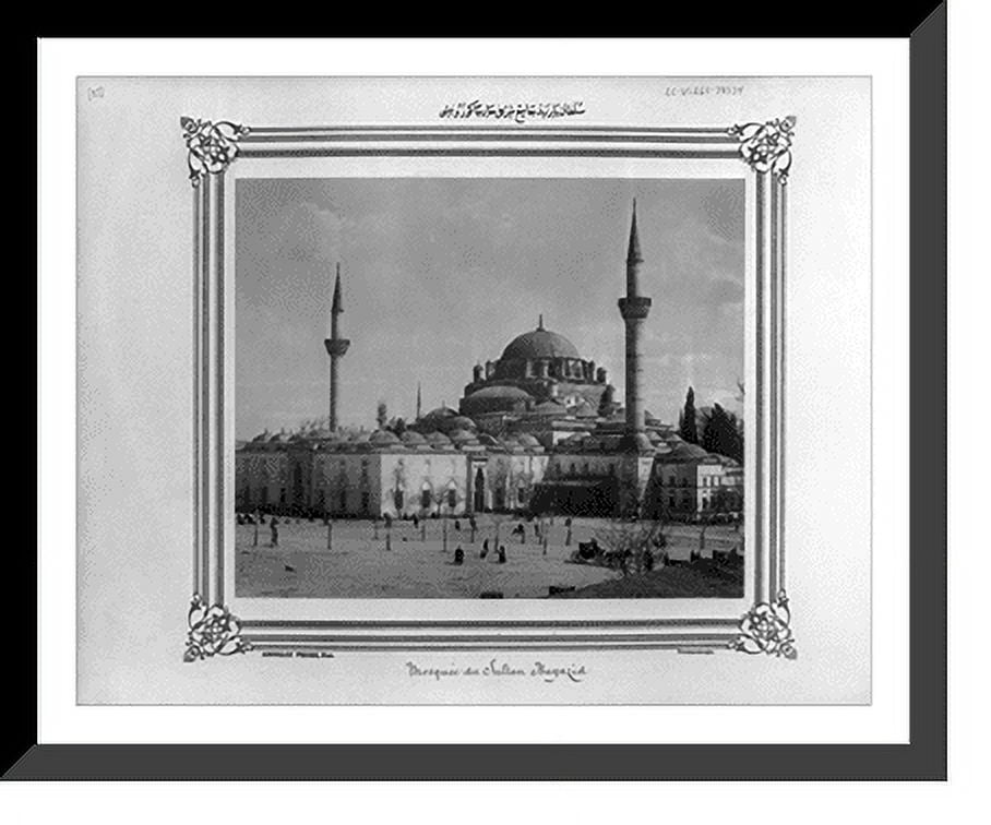 Historic Framed Print, [Exterior view of the Sultan Beyazit Camii ...