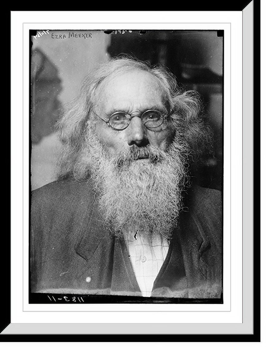 Historic Framed Print, Ezra Meeker, 17-7/8" x 21-7/8" - Walmart.com