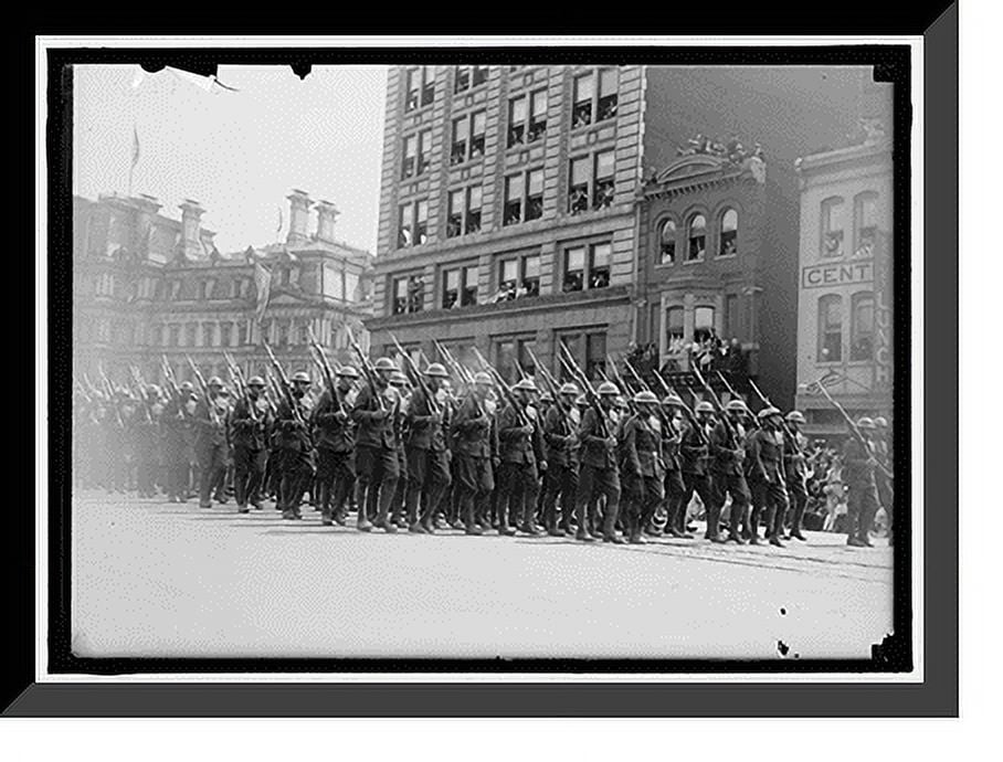 Historic Framed Print, FIRST DIVISION, A.E.F. AMERICAN EXPIDITIONARY ...