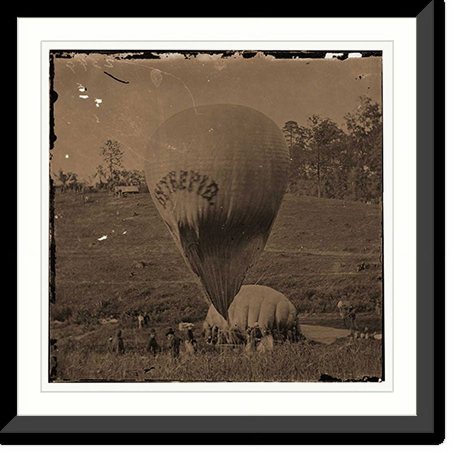 Historic Framed Print, Fair Oaks Virginia. Prof. Thaddeus S. Lowe ...