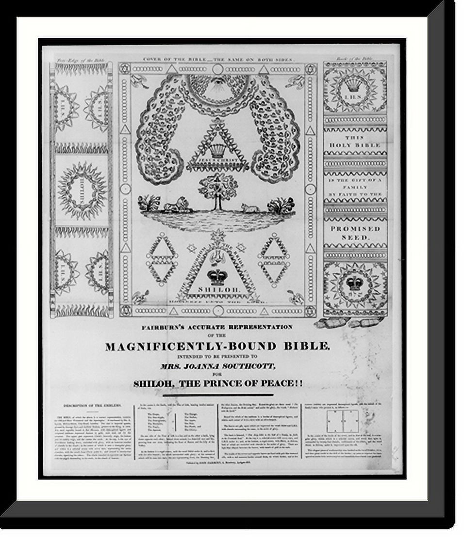 Historic Framed Print, Fairburn's accurate representation of the ...