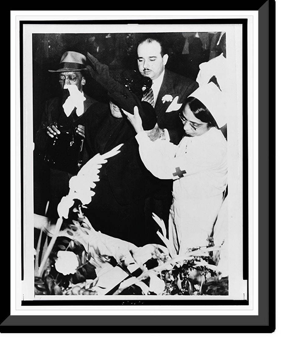 Historic Framed Print, [Fannie Romanie, three-quarter length portrait ...