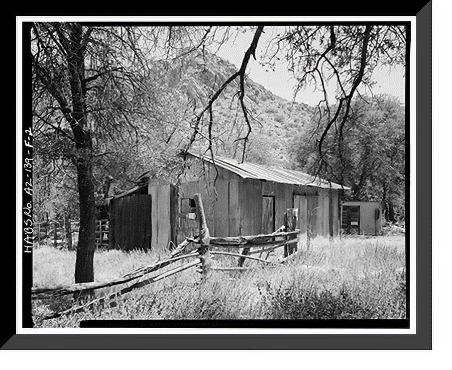Historic Framed Print, Faraway Ranch, Barn & Tool Shed, Willcox ...