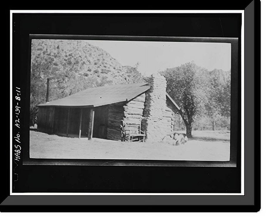 Historic Framed Print, Faraway Ranch, Stafford-Riggs Cabin, Willcox ...
