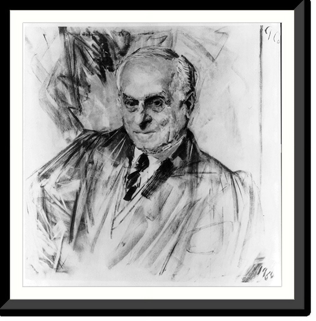 Historic Framed Print, [Felix Frankfurter, head and shoulders, facing ...