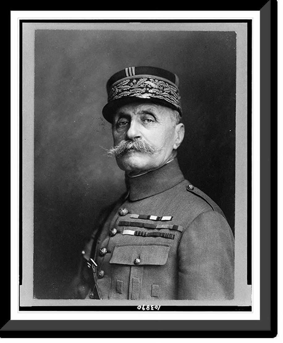 Historic Framed Print, [Ferdinand Foch, head-and-shoulders portrait ...