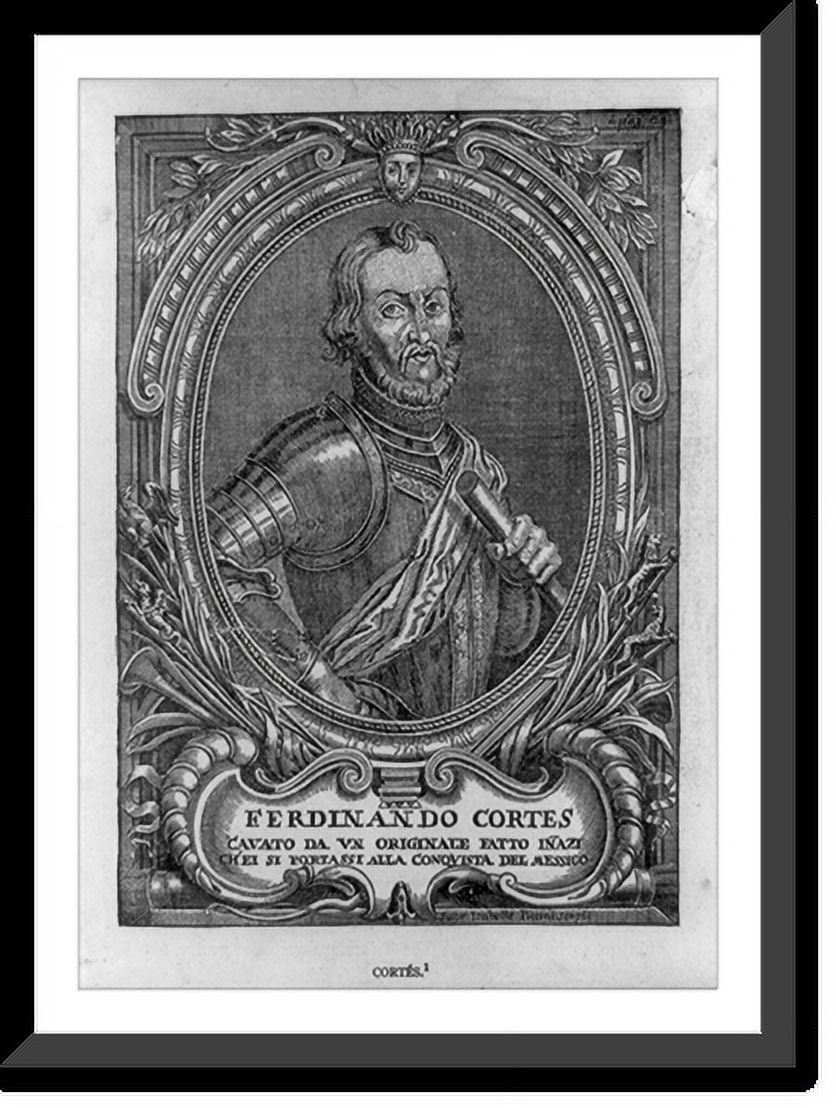 Historic Framed Print, Ferdinando Cortes, 17-7/8" x 21-7/8" - Walmart.com