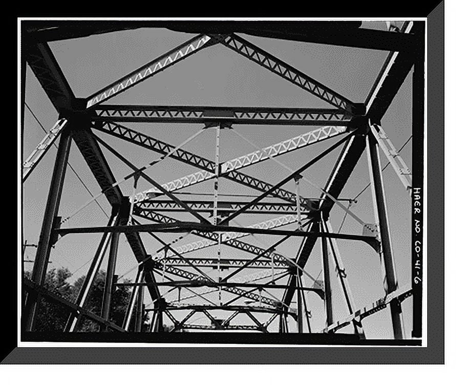 Historic Framed Print, Fifth Street Bridge, U.S. 50 at Colorado River ...