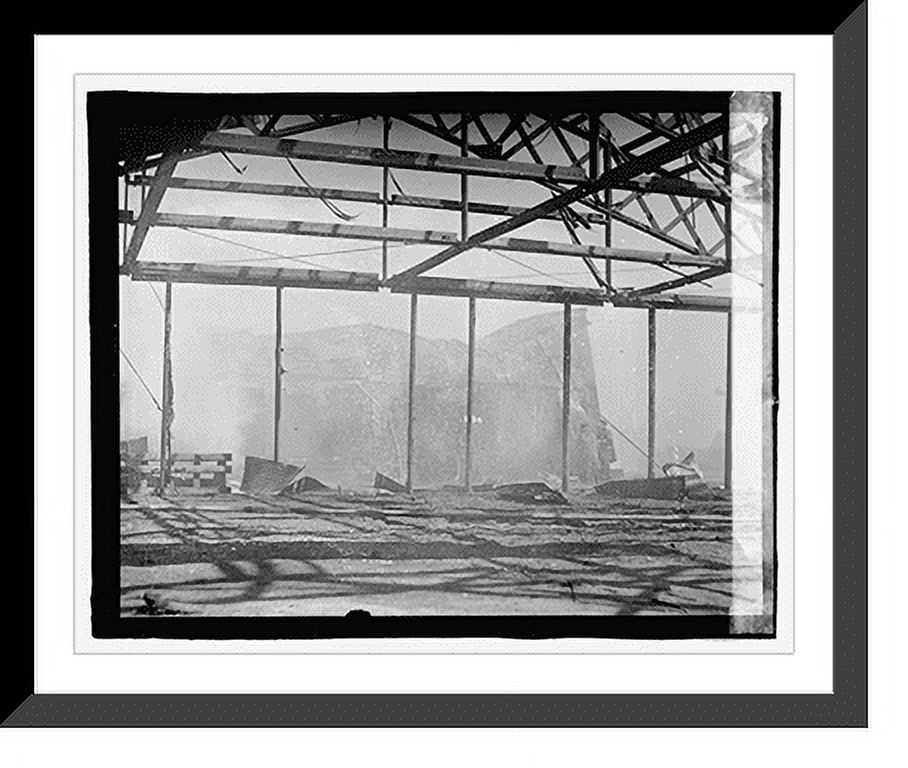 Historic Framed Print, Fire, Bolling field, 3/31/[23], 17-7/8" x 21-7/8 ...
