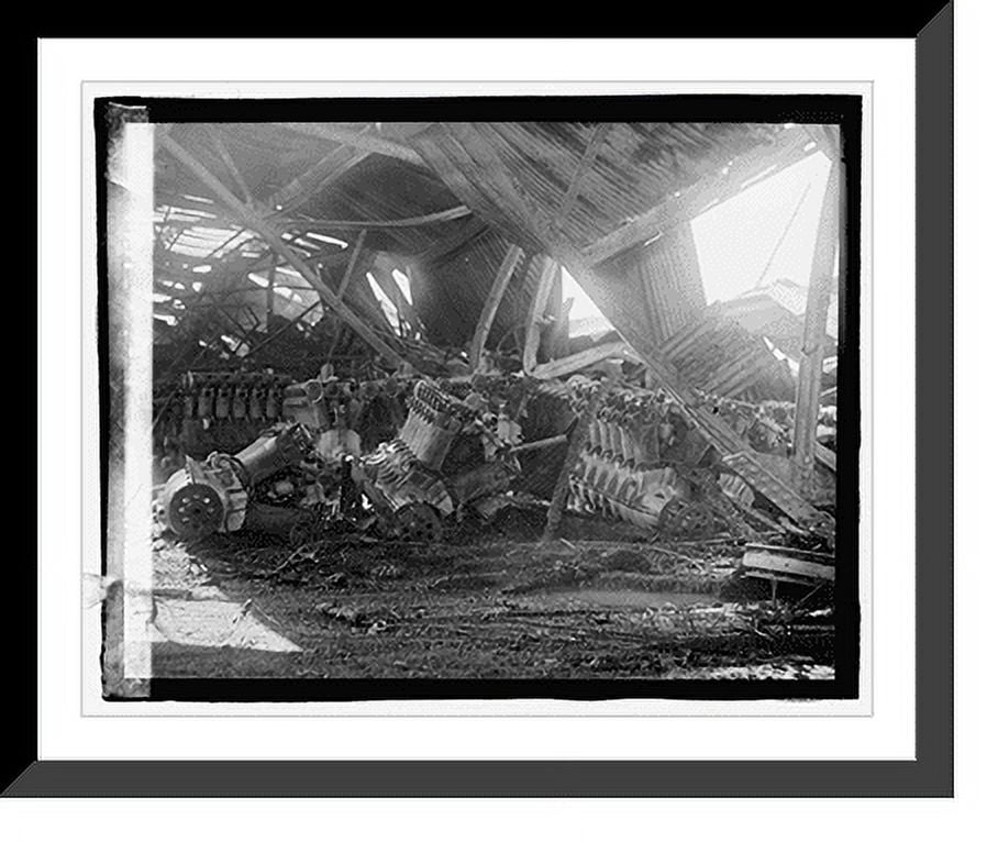 Historic Framed Print, Fire, Bolling field, 3/31/23, 17-7/8" x 21-7/8 ...