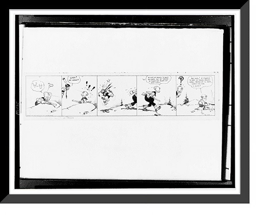 Historic Framed Print, Flooey and Axel. Axel is confused by what he ...