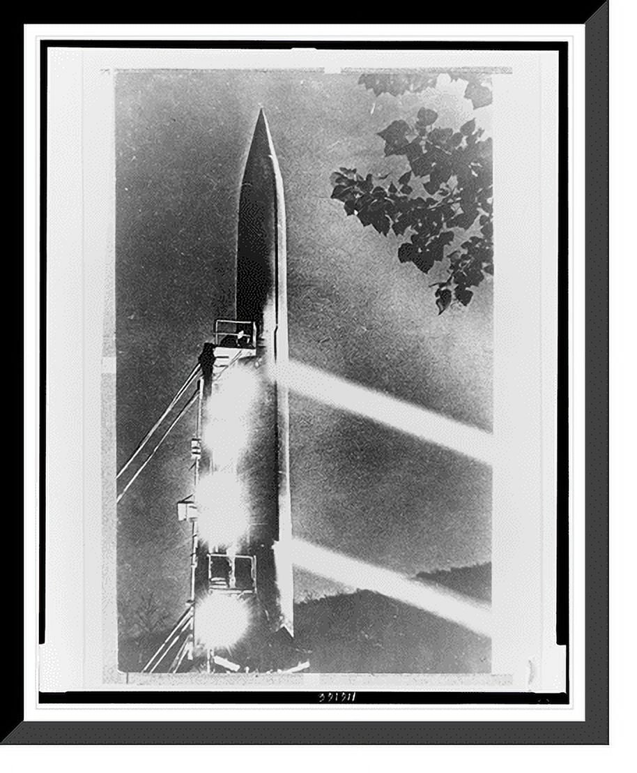 Historic Framed Print, For the Day of Soviet Army and Navy A ballistic ...